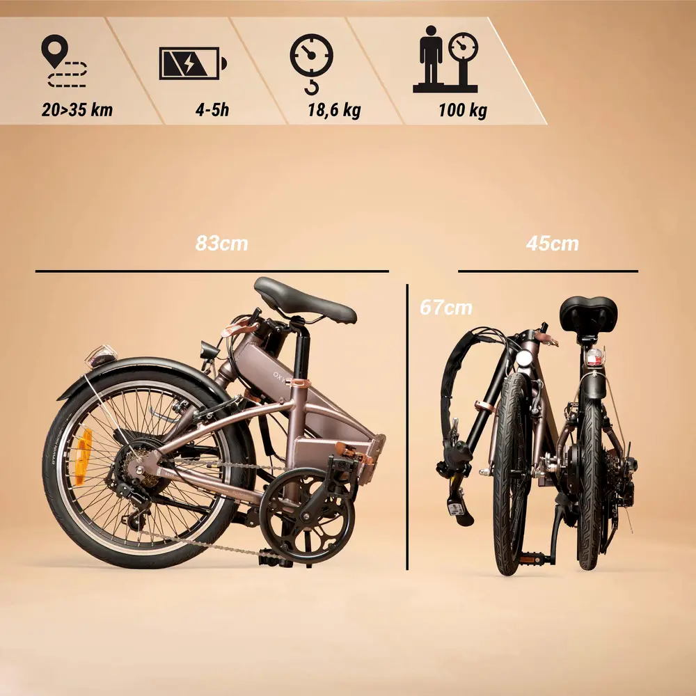 2023 B’TWIN 20 Inch Electric FOLDING BIKE 500E – Specs, Comparisons, Reviews – 99 Spokes