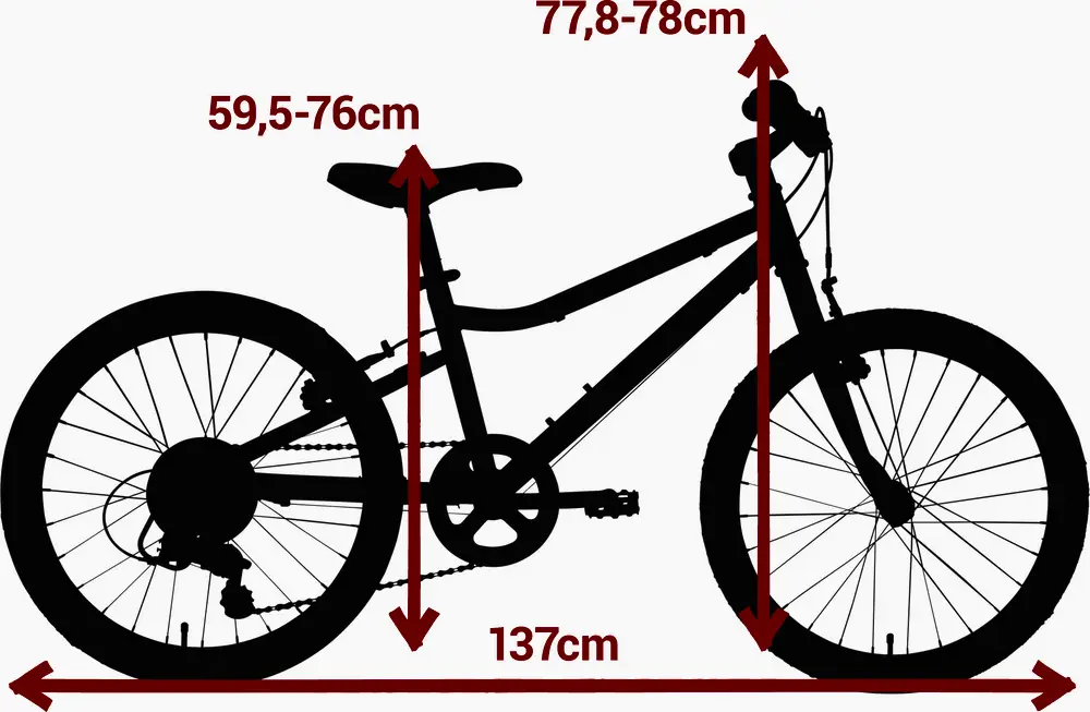 2023 B’TWIN 20 Inch KIDS HYBRID BIKE RIVERSIDE 120 6-9 YEARS OLD ...