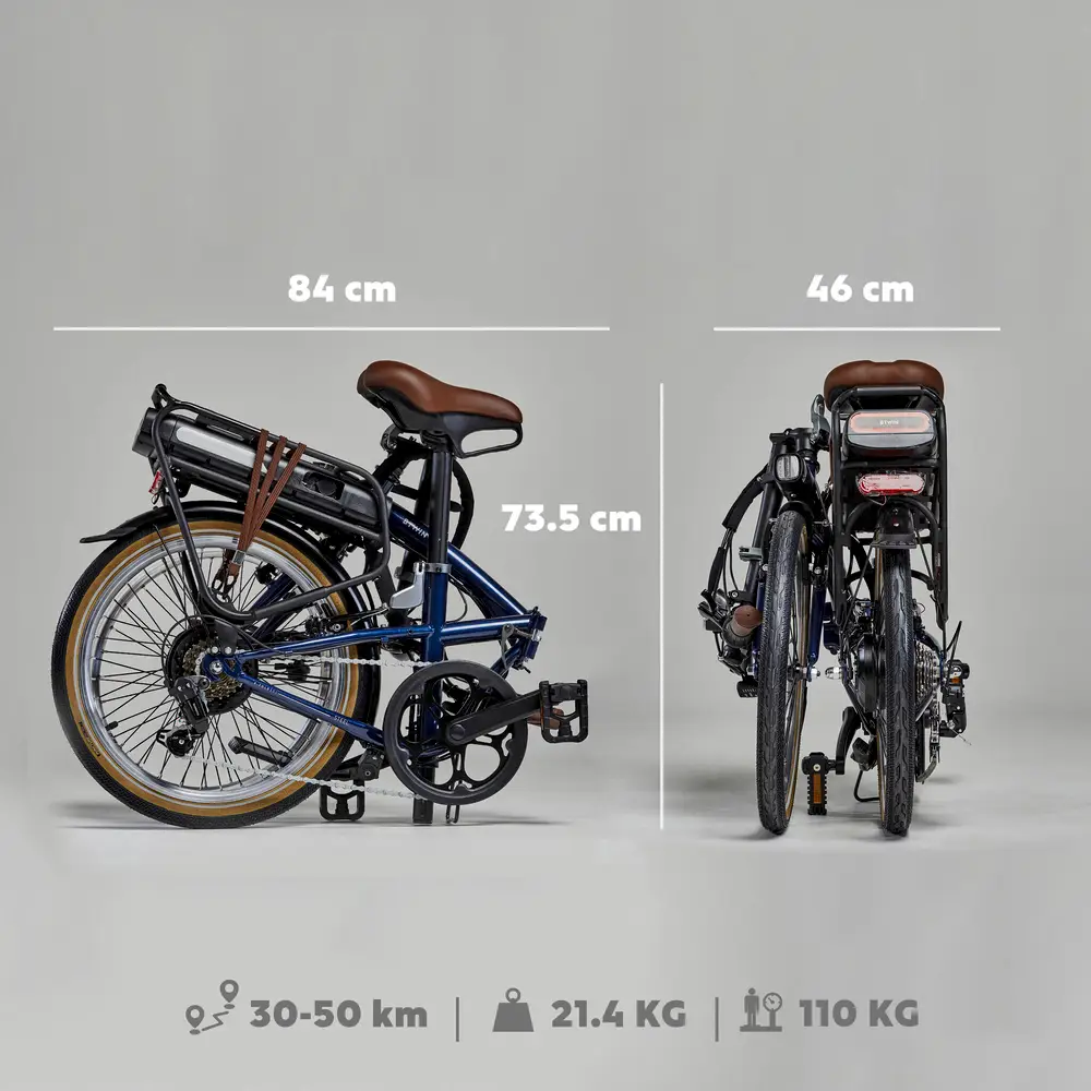 2023 B’TWIN Electric Folding Bike E-Fold 500 – Specs, Comparisons, Reviews – 99 Spokes