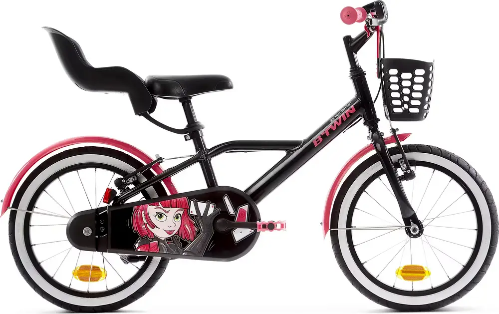 2024 B’TWIN 900 Kids' 16-Inch Bike (4-6 Years) Spy Hero Girl – Specs ...