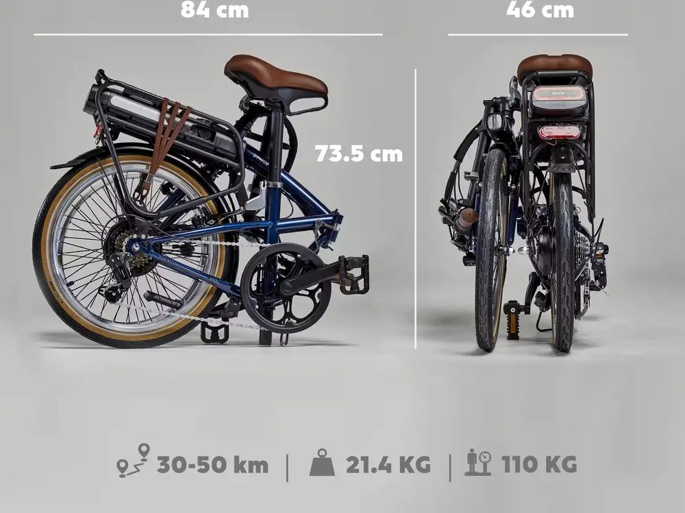 2024 B’TWIN Electric Folding Bike E-Fold 500 – Specs, Comparisons ...