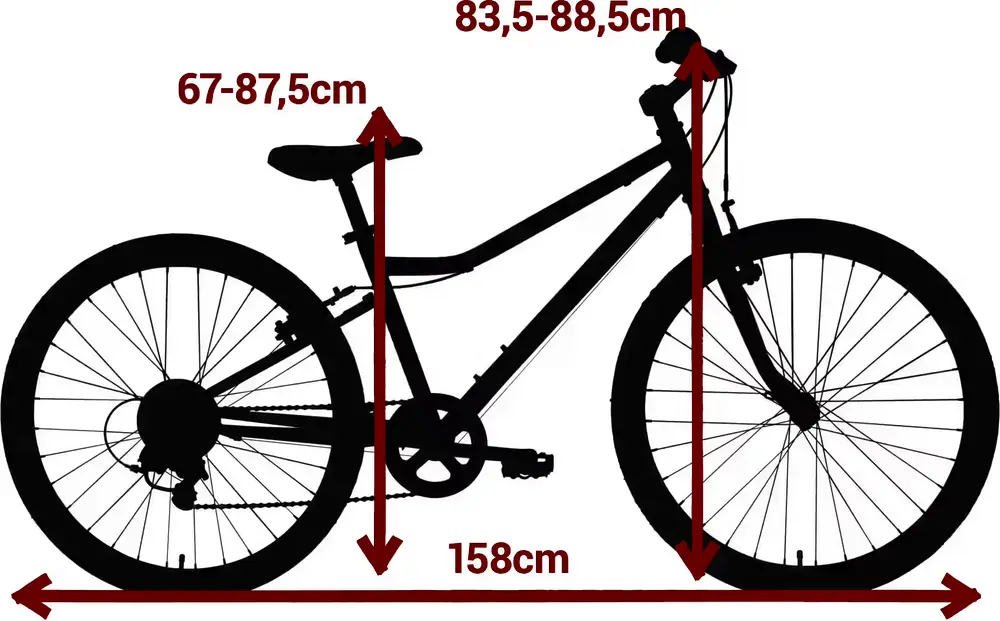 2024 B’TWIN Kids' 9-12 Years 24" Hybrid Bike Riverside 100 – Specs ...