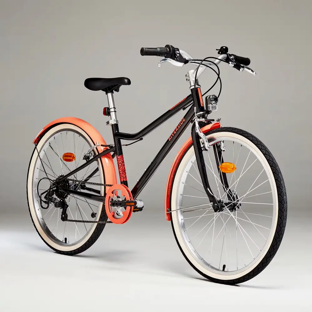 2024 B’TWIN Kids' 9-12 Years 24" Hybrid Bike Riverside 500 – Specs ...