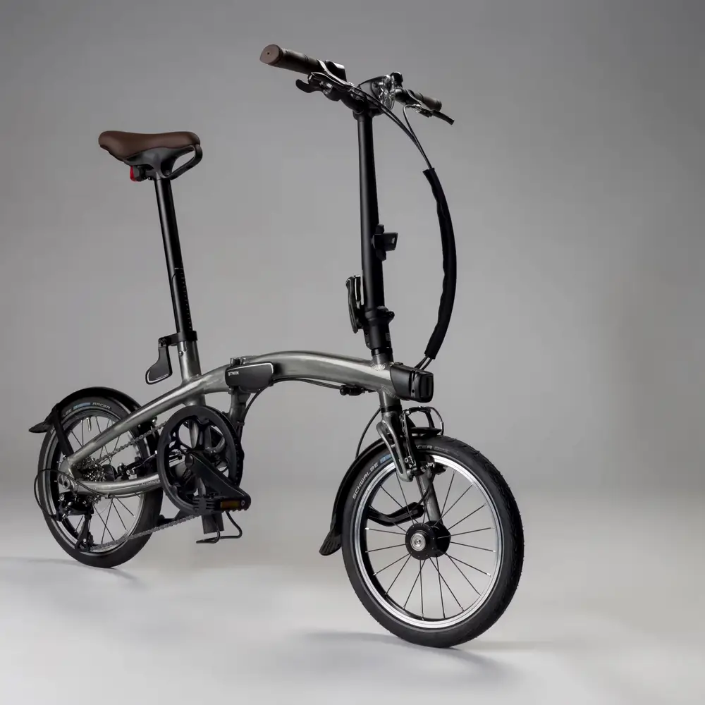 2024 B’TWIN Ultra-Compact Folding Bike Fold Light 1 Second Aluminium ...