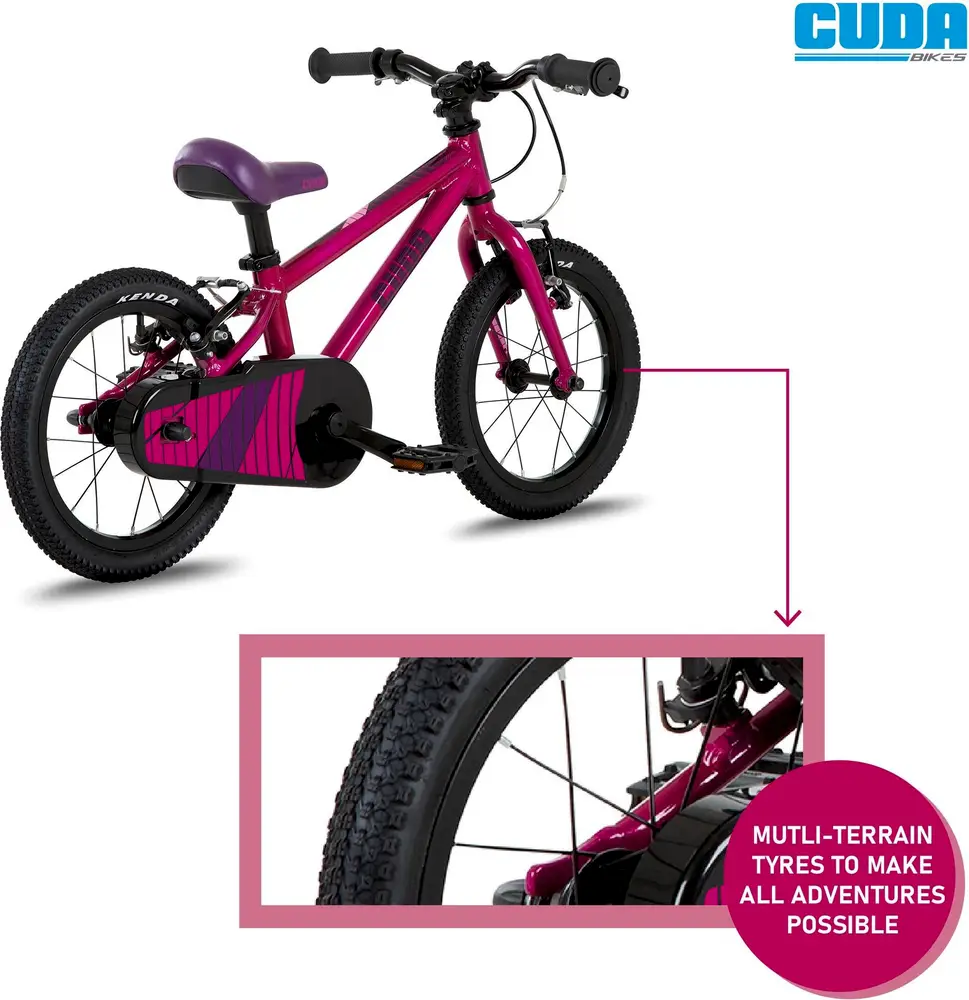 2023 CUDA Lightweight Kids Mountain Bike for 2-4 Year Old Boys and Girls 14” Wheels – Specs ...