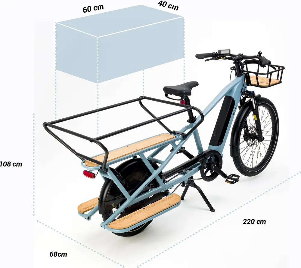 2023 ELOPS Electric Cargo Bike Rear loading longtail R500 – Specs ...
