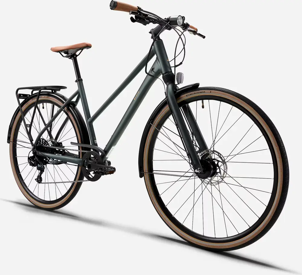 2025 ELOPS City Bike Long Distance 28 Zoll LD900 LF Damen dunkelgrün ...