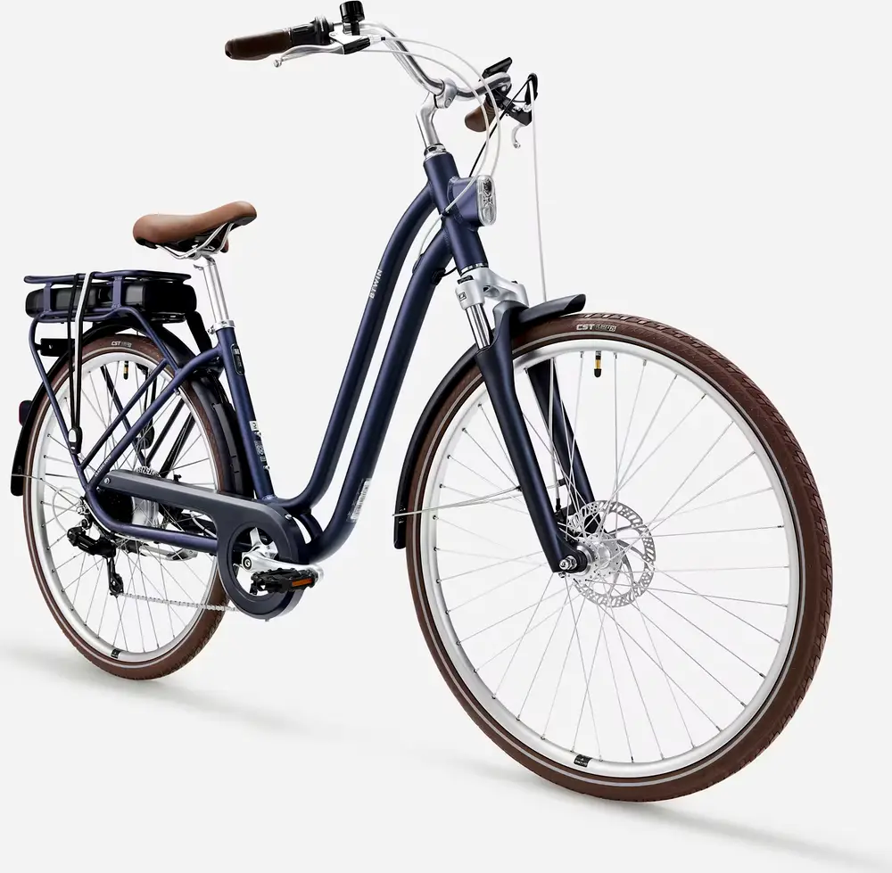 2025 ELOPS E-Bike City-Bike 28 Zoll 900E niedriger Einstieg dunkelblau ...