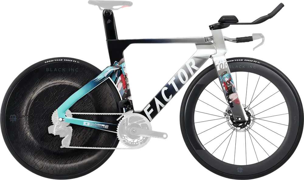 2023 Factor Team UKYO Miku Edition - HANZO Frameset Premium with Wheels ...