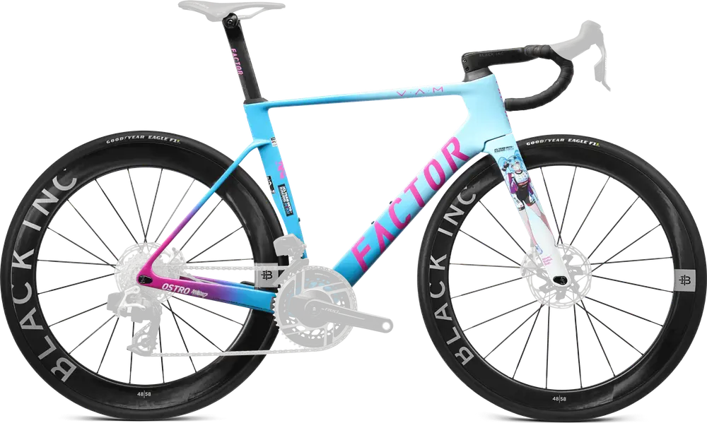 2024 Factor OSTRO VAM Hatsune Miku Edition - Frameset Premium with ...