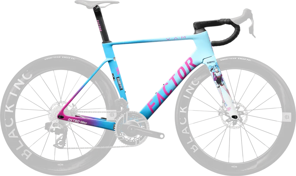 2024 Factor OSTRO VAM Hatsune Miku Edition - Frameset Premium – Specs ...