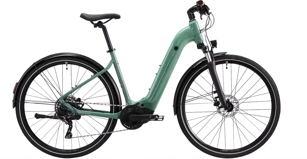 2024 RIVERSIDE Electric hybrid bike with central motor and low frame, E-ACTV 500 green – Specs ...