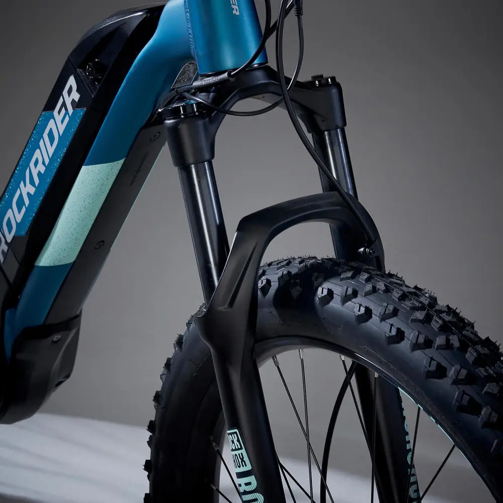 2023 Rockrider Women's 27.5" + Electric Semi-Rigid E-ST 900 MTB Bike ...