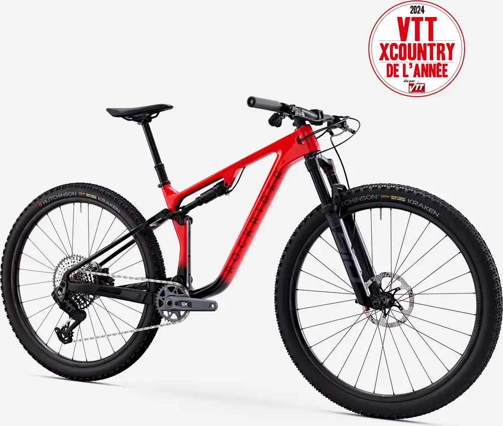 2025 Rockrider Mountainbike XC Carbonrahmen vollgefedert Race 940 S rot ...