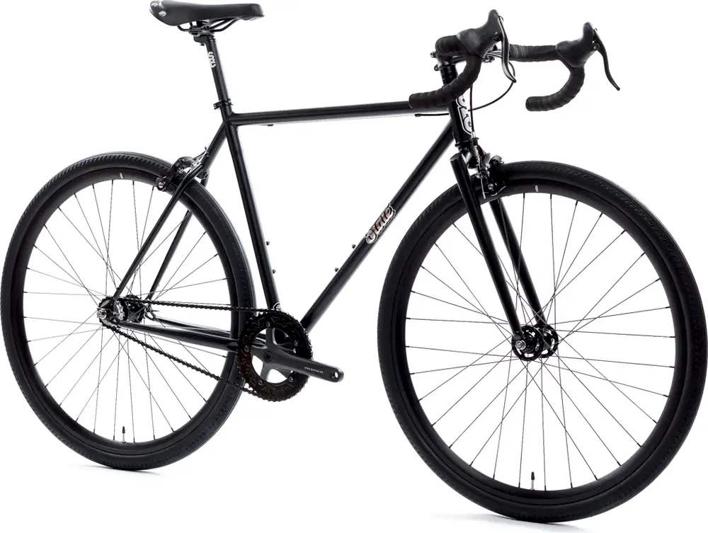 2023 State Bicycle Co. 4130 Matte Black / Mirror Fixed Gear / Single ...