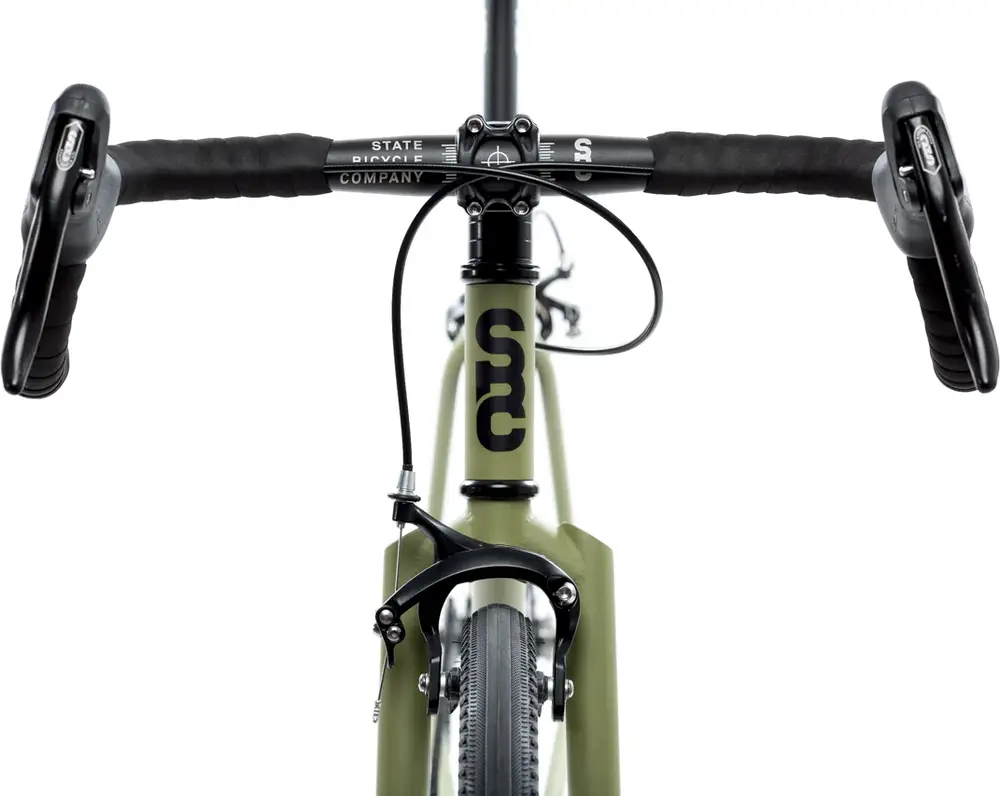 2024 State Bicycle Co. 4130 Matte Olive Fixed Gear / Single-Speed ...