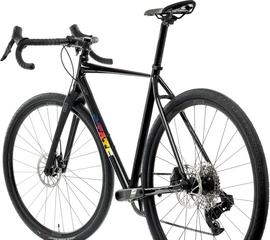 2024 State Bicycle Co. 6061 All-Road Apex XPLR AXS Black / Sunset 650b ...