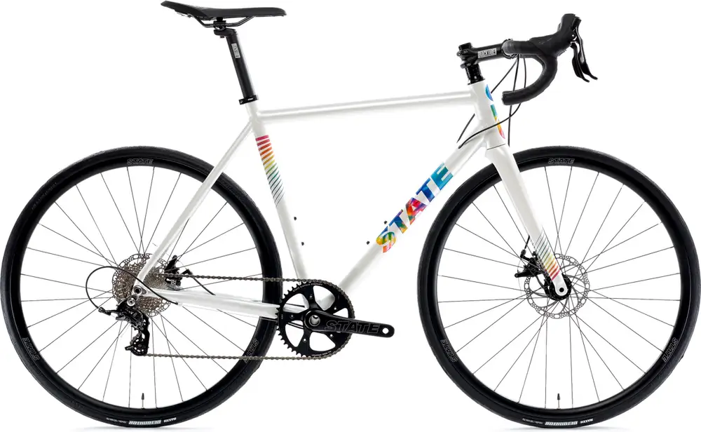 2024 State Bicycle Co. Undefeated Disc Road Pearl / Tie-Dye – Specs ...