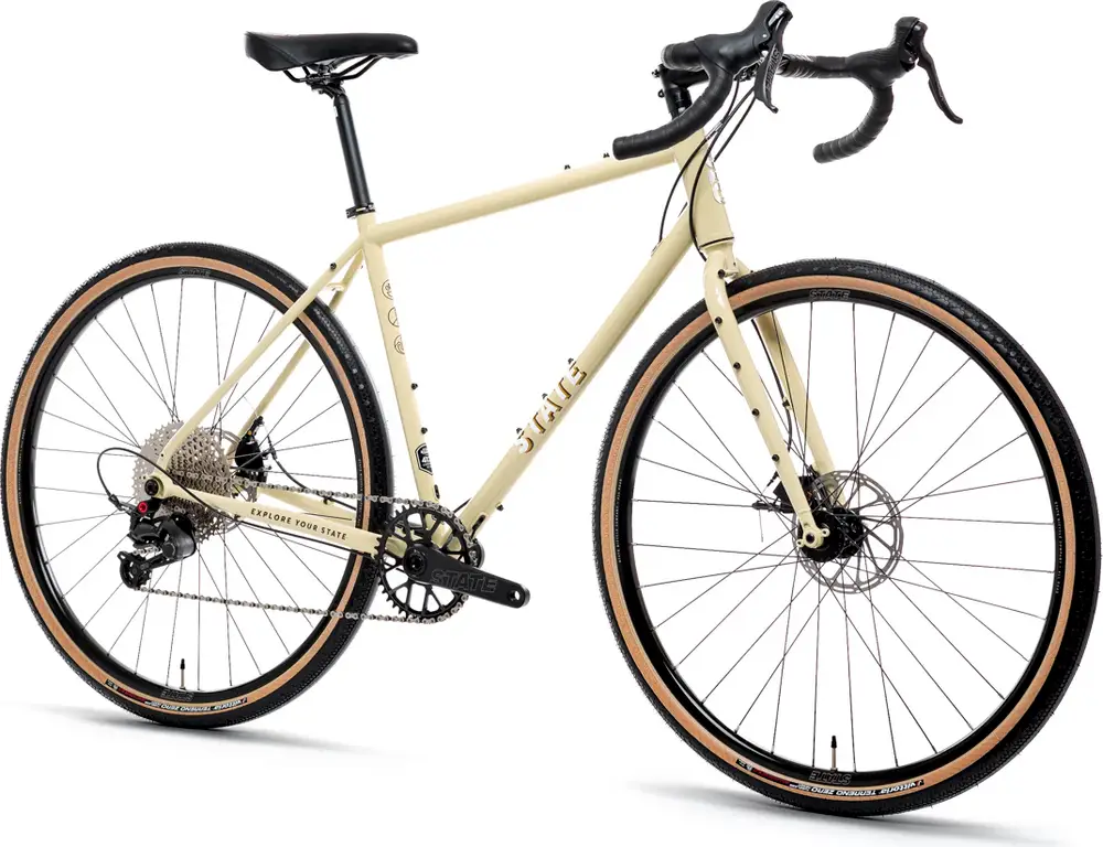 2025 State Bicycle Co. 4130 All-Road Dromedary Tan 12 Speed / UDH 650b ...
