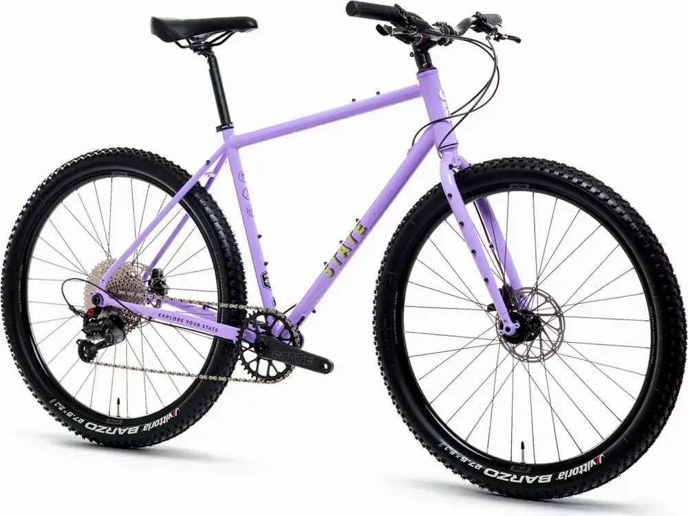 2025 State Bicycle Co. 4130 All-Road Flat Bar Arroyo Lilac 12 Speed ...