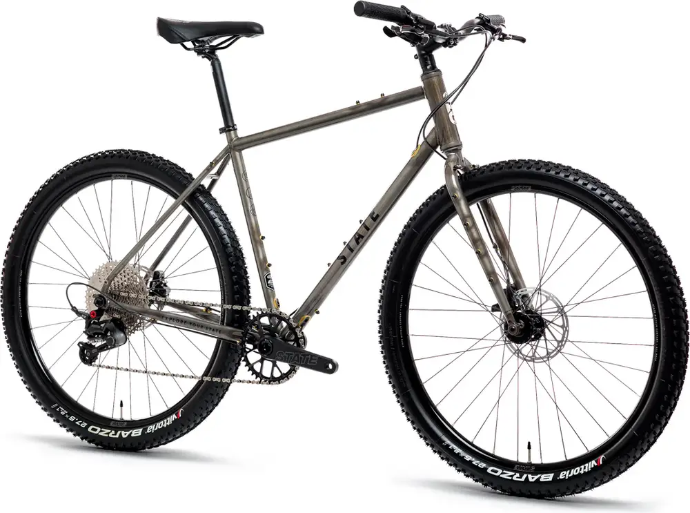 2025 State Bicycle Co. 4130 All-Road Flat Bar Raw Phosphate 12 Speed ...