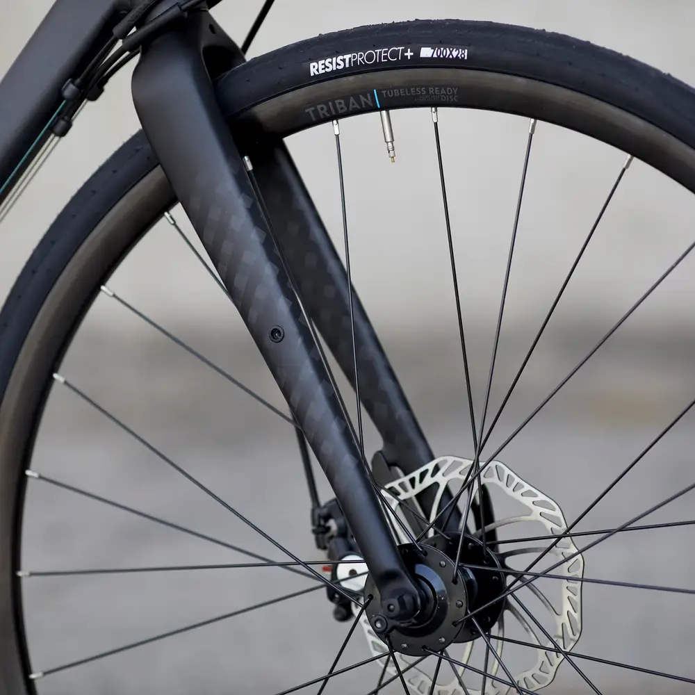 2024 Triban RC 500 Flat Bar Road Bike, Black – Specs, Comparisons ...