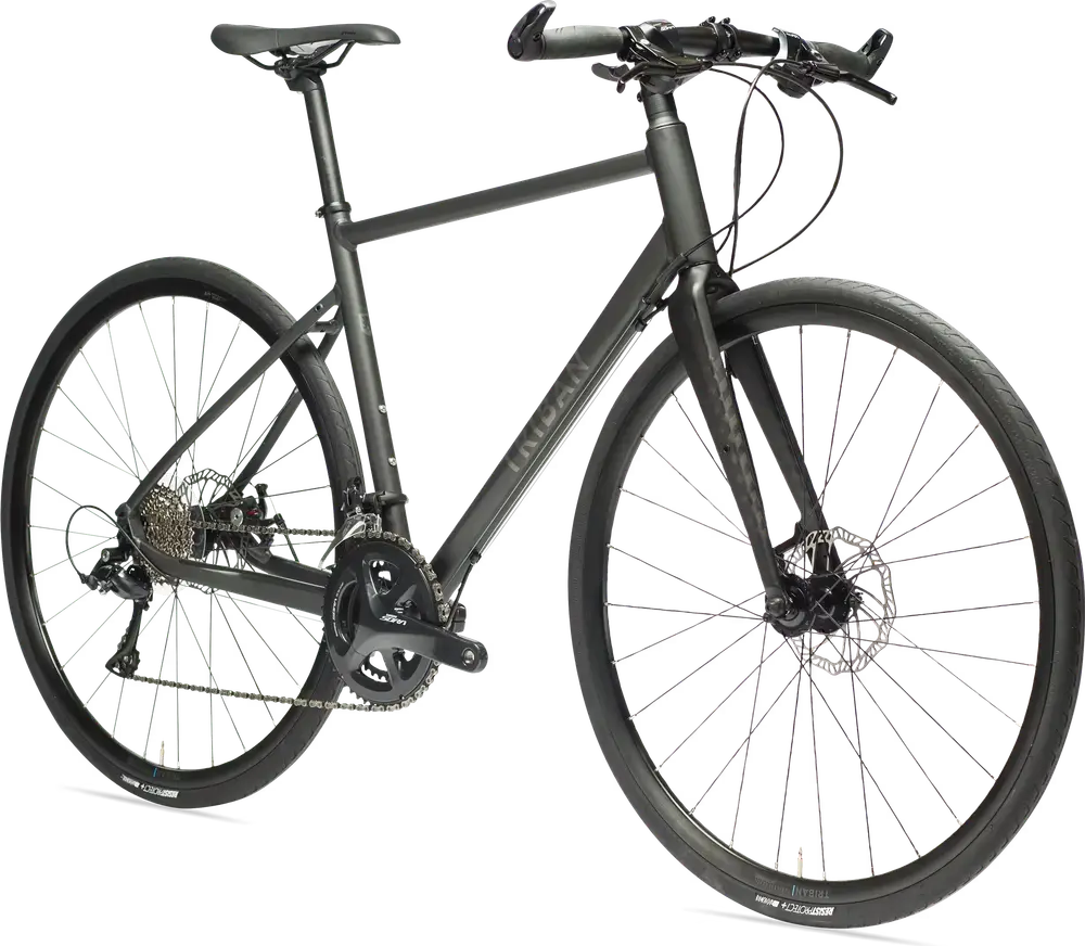 2024 Triban RC 500 Flat Bar Road Bike, Black – Specs, Comparisons ...