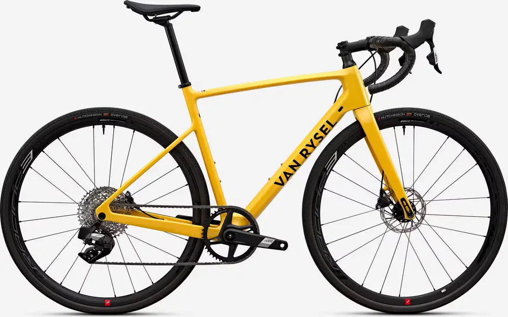 2025 Van Rysel Allroad SRAM APEX AXS 1x12V endurance road bike, NCR CF-Yellow – Specs ...
