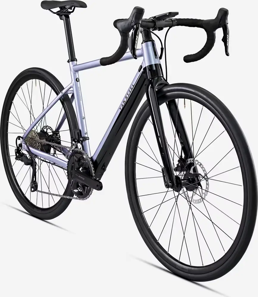 2025 Van Rysel E-Bike Rennrad Shimano E-EDR AF 105 Di2 2×12S lila ...
